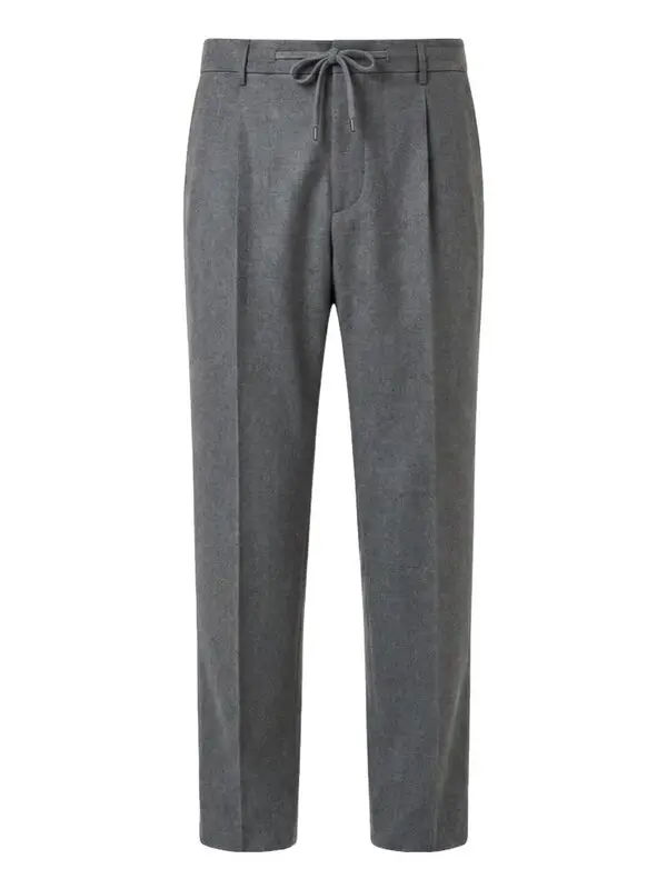 Peserico Pressed-crease Trousers - Black