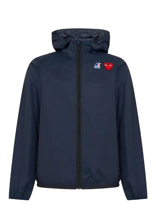 Play Comme Des Garcon Full Zipper Jacket - Black