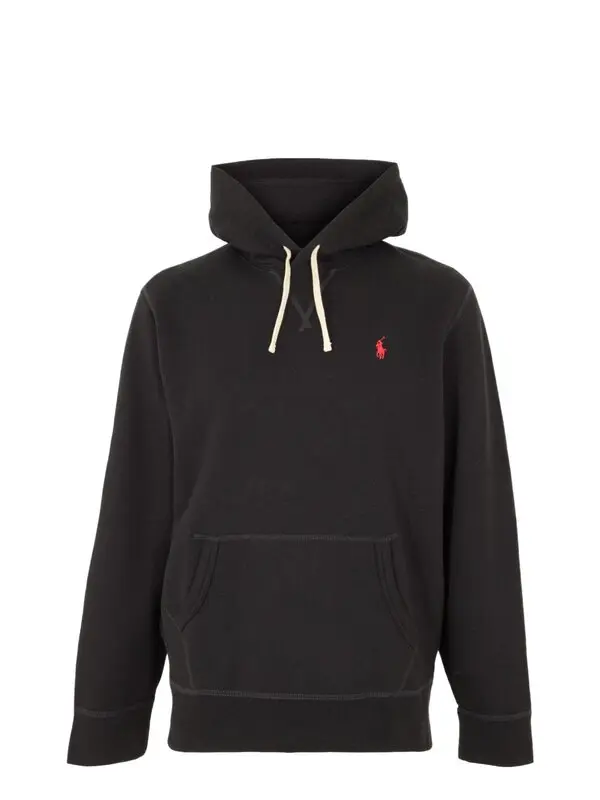 Polo Ralph Lauren Logo Hoodie - Black
