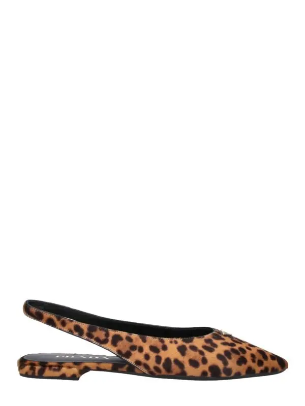 Prada Printed Leather Ballerinas - Multicolor