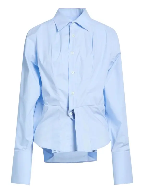 MAISON MARGIELA Poplin Shirt - Blue