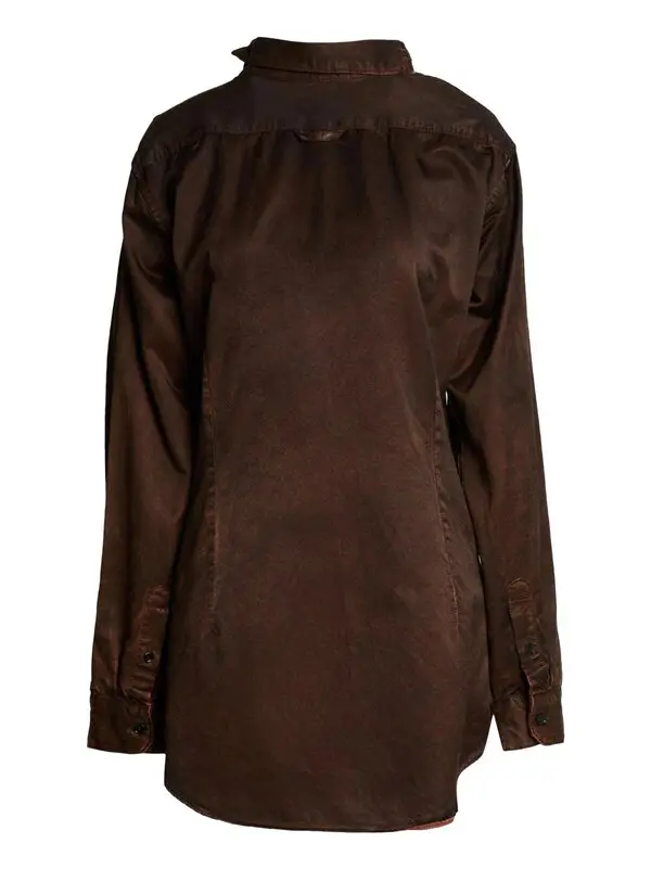 MAISON MARGIELA Turtleneck Top With Buttoned Cuffs - Black