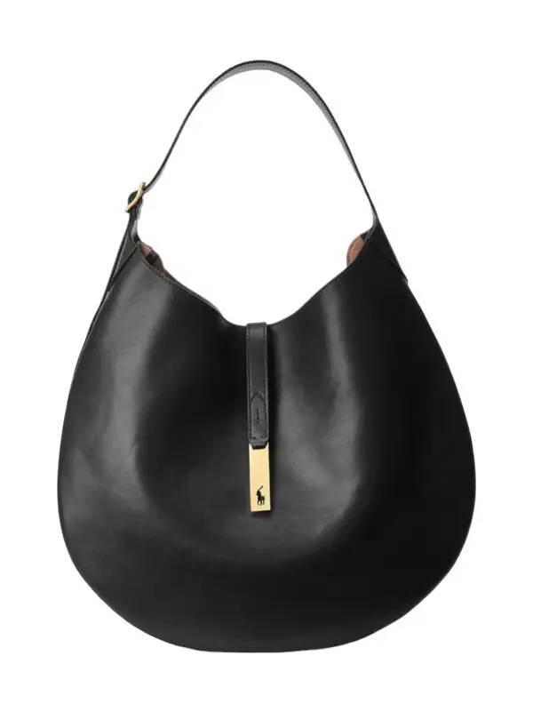 Polo Ralph Lauren Top Handle Shoulder Bag - Black