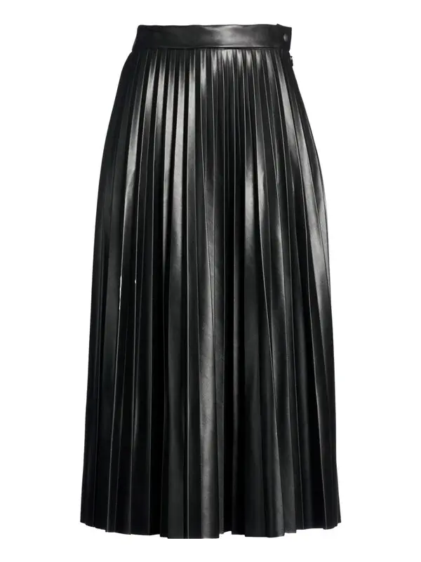 MAISON MARGIELA Pleated Midi Skirt - Black