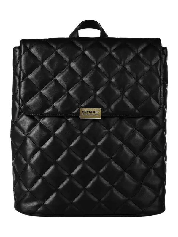 Barbour Quilted Hoxton Backpack - Black