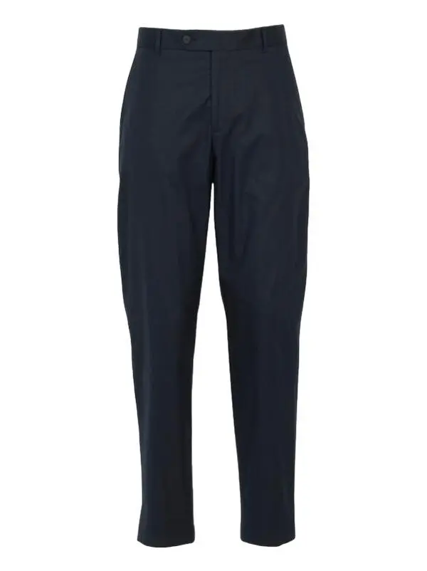 Hugo Boss Tailored Trousers With Belt Loops - Black