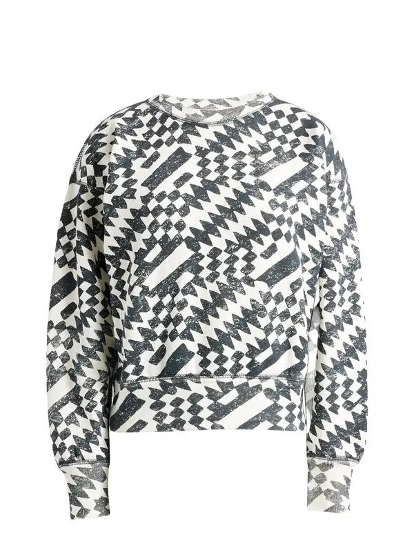Isabel Marant Étoile Graphic Print Sweatshirt - Black