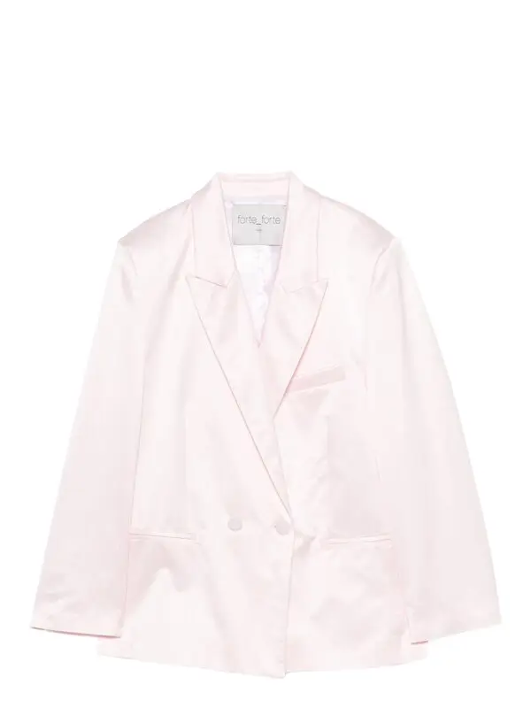 FORTE_FORTE Double-breasted Blazer - No