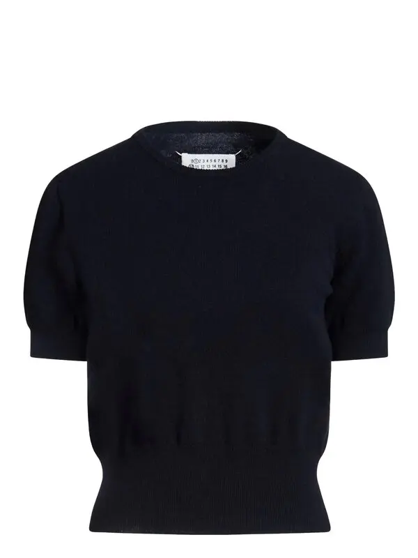 MAISON MARGIELA Wool Crewneck Sweater - Blue