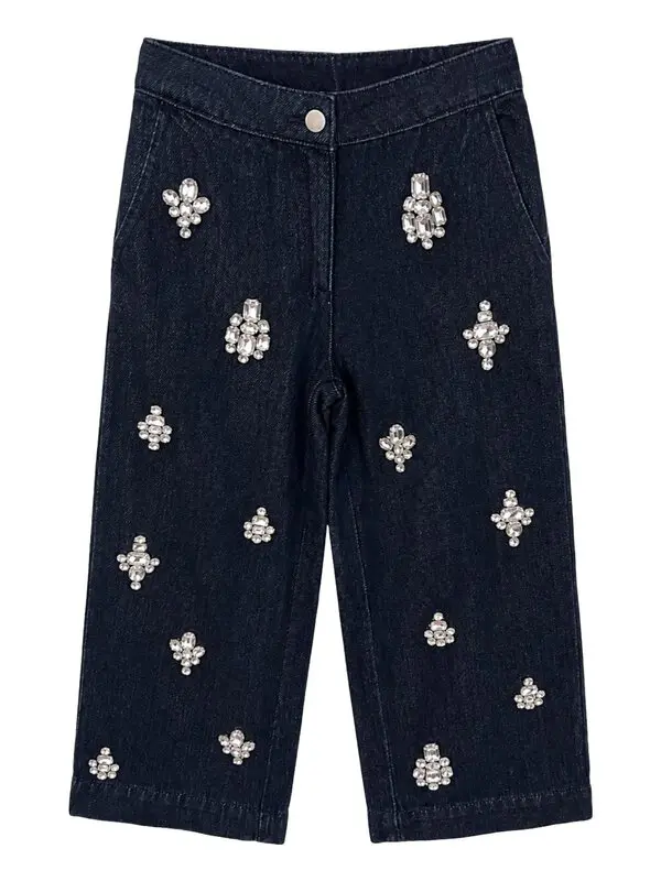 Stella McCartney Embellished Jeans - Black