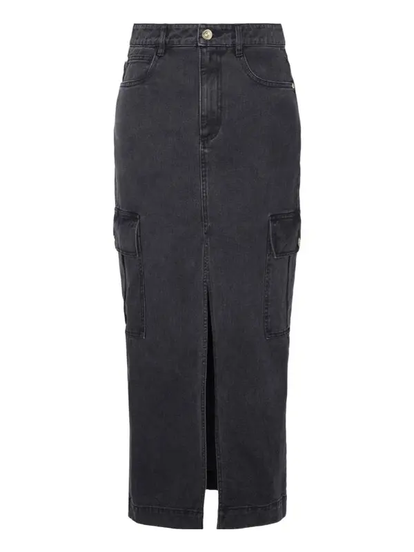 Barbour Tamsin Cargo Midi Skirt - Black