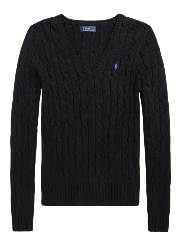 Polo Ralph Lauren V-neck Sweater - Black