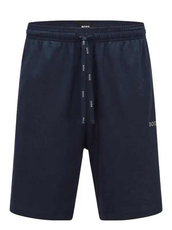 Hugo Boss Drawstring Waist Sport Shorts - Black