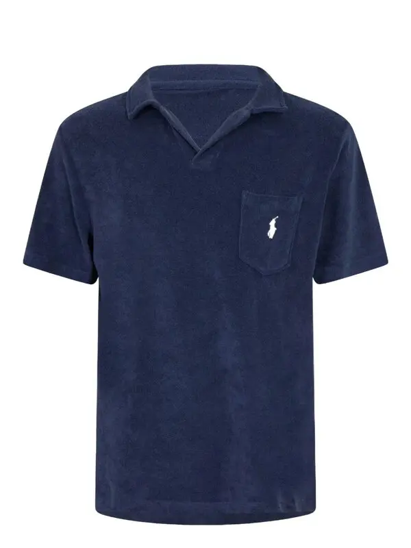 Polo Ralph Lauren Logo Short-sleeved Polo Shirt - Blue