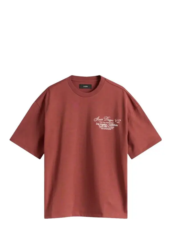 Amiri Dreamers Oversized T-shirt - Brick