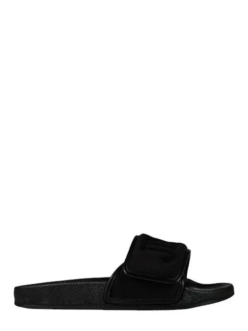JIMMY CHOO Lycra Fitz/f Sliders - V Black