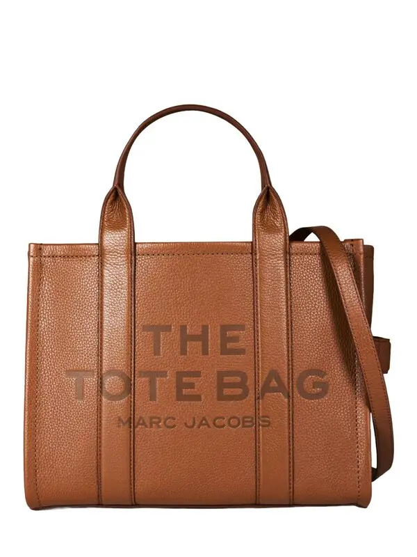 Marc Jacobs Medium Leather Tote Bag - Brown