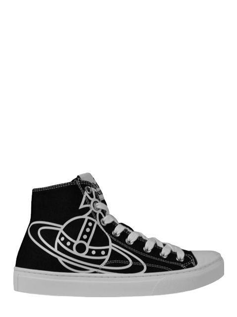 VIVIENNE WESTWOOD Graphic High-top Sneakers - Black