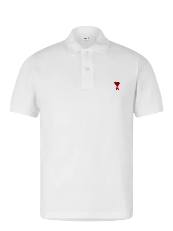 AMI Paris Adc Polo - White