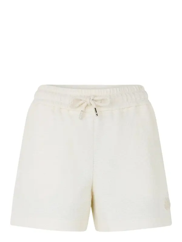 Moncler Logo Shorts - White