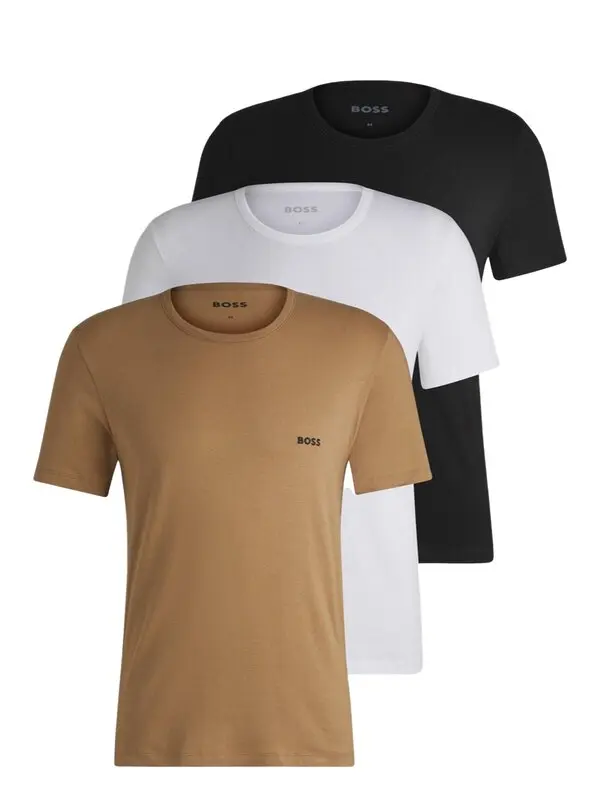 Hugo Boss Cotton T-shirts - Brown