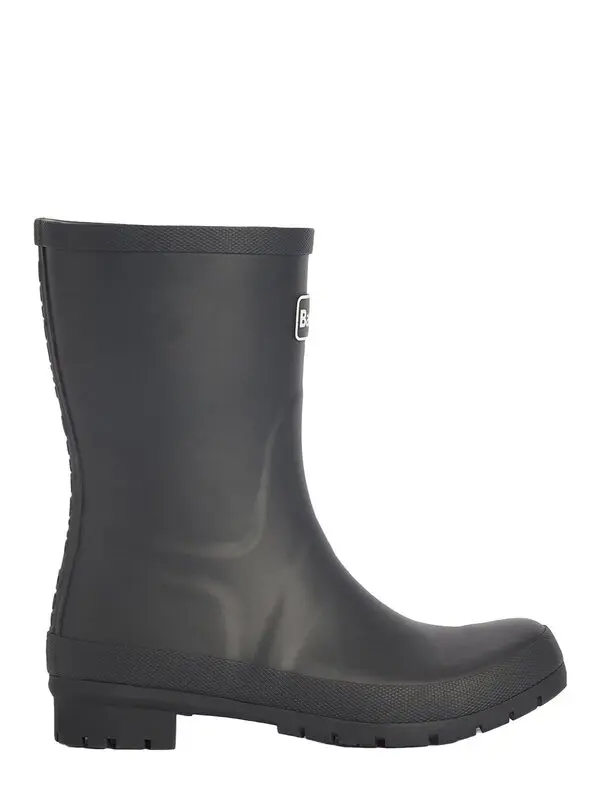Barbour Mid Calf Rain Boots - Black