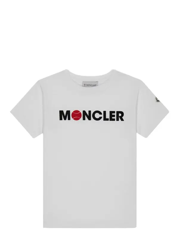 Moncler Tennis Emblem T-shirt - White