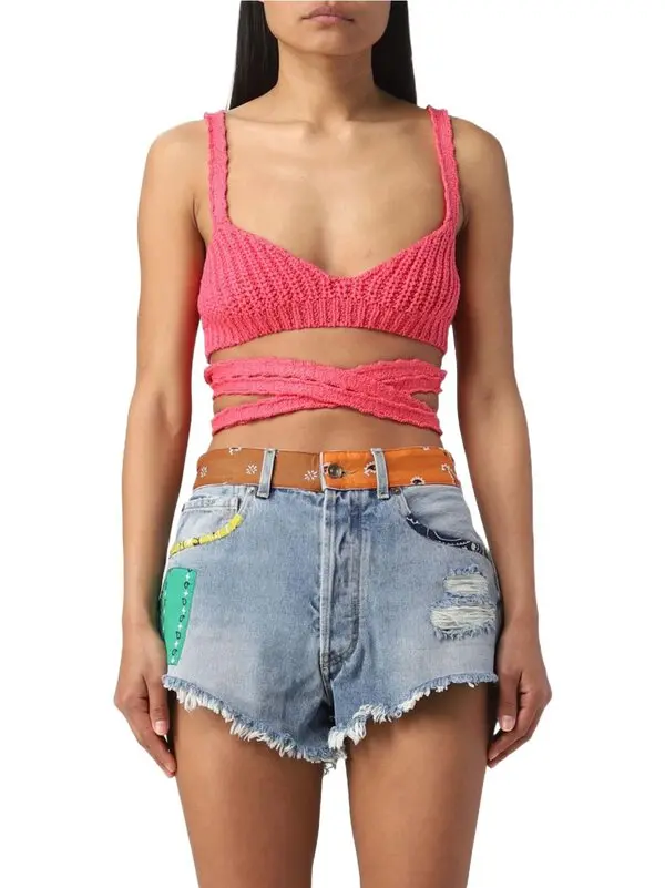 Alanui Sleeveless Knit Top With Rear Straps - Multicolor