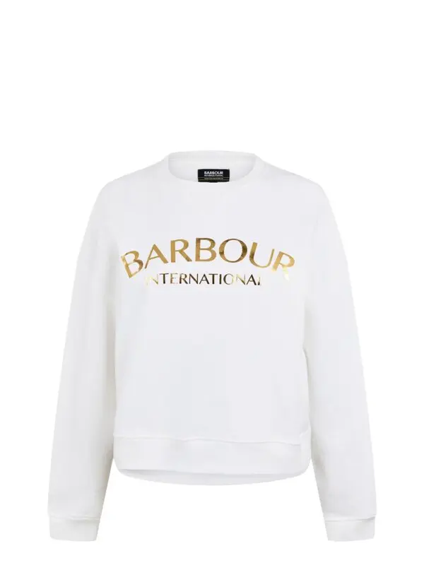 Barbour Logo Sweatshirt - White