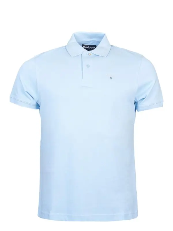 Barbour Sports Polo Shirt - Sky Blue