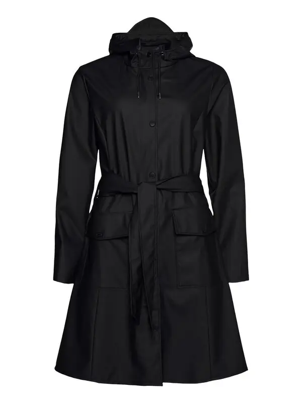 Rains Curve Jacket Ld00 - Black