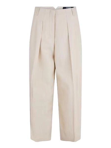 Jacquemus Belt Loops Slacks - Light Beige