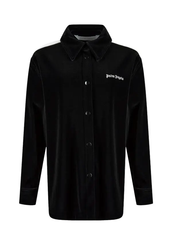 Palm Angels Long Sleeve Casual Jacket - Black
