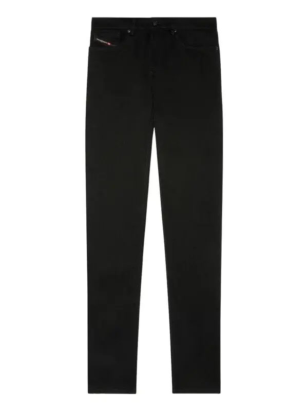 DIESEL® Tapered Jeans With Button And Zipper Closure - Black