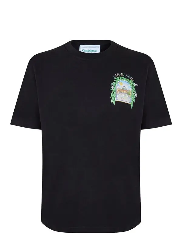 Casablanca Short-sleeved T-shirt - Black