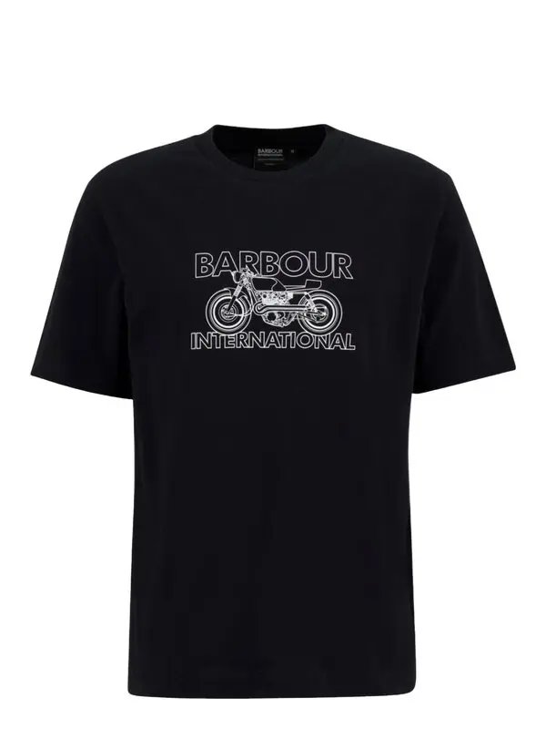 Barbour Motorcycle Graphic T-shirt - Black