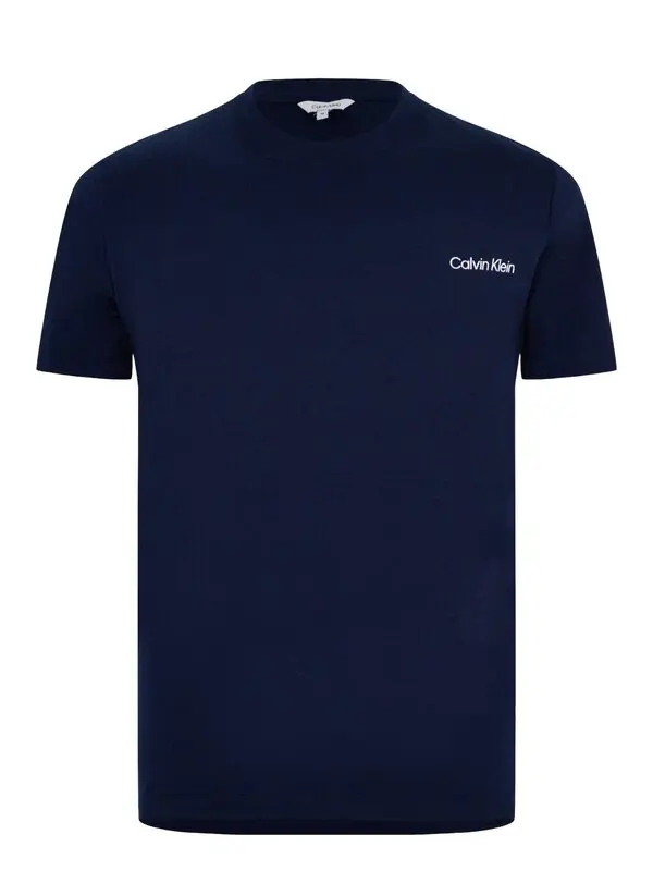 Calvin Klein Comfortable Lightweight Solid Color T-shirt - Black