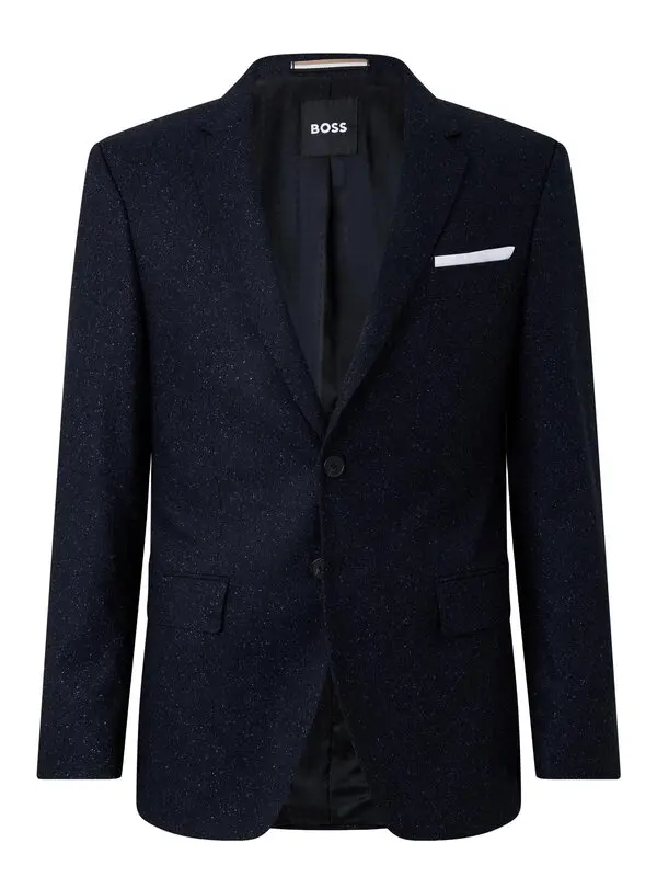 Hugo Boss Logo Blazer - Black
