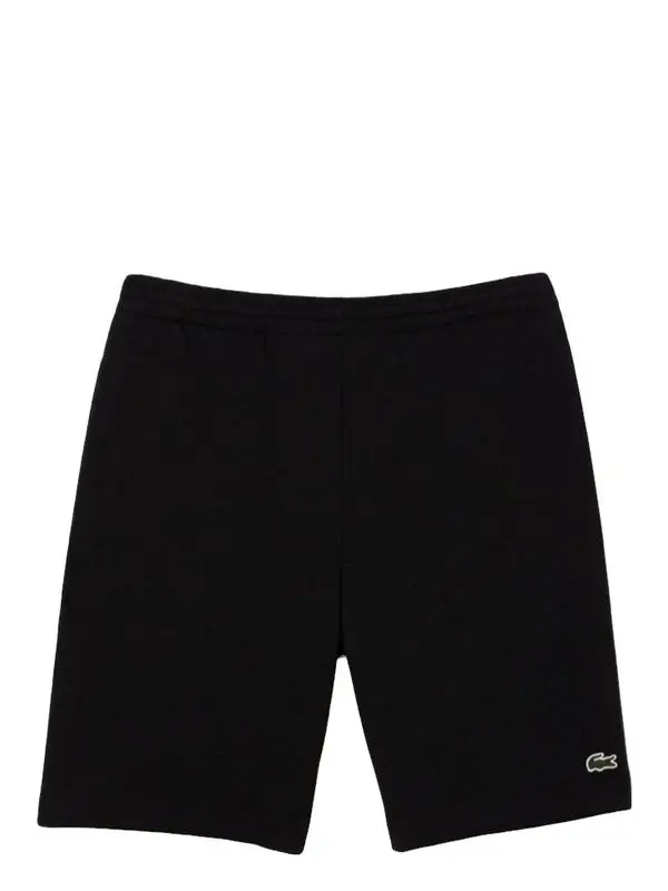 Lacoste Solid Color Sports Shorts - Black