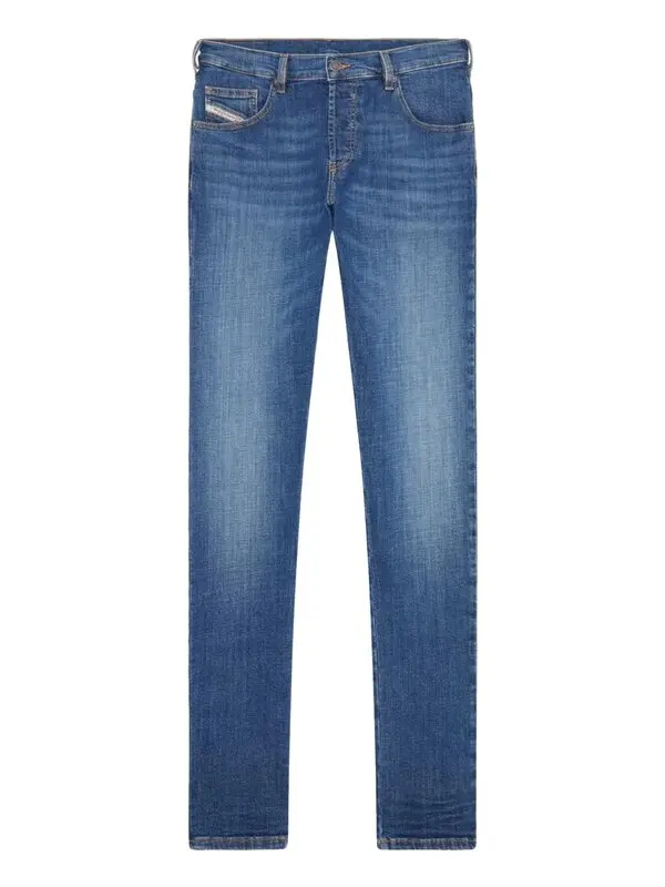 DIESEL® Tapered Jeans With Five Pockets - Blue