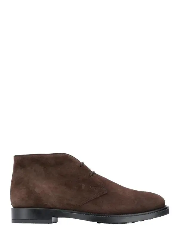 TOD'S Desert Almond-toe Ankle Boots - Brown