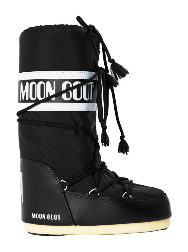 Moon Boot Icon High Nylon Boots - Black