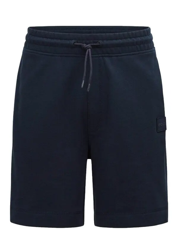 Hugo Boss Sports Shorts With Elastic Waist And Drawstring - Black
