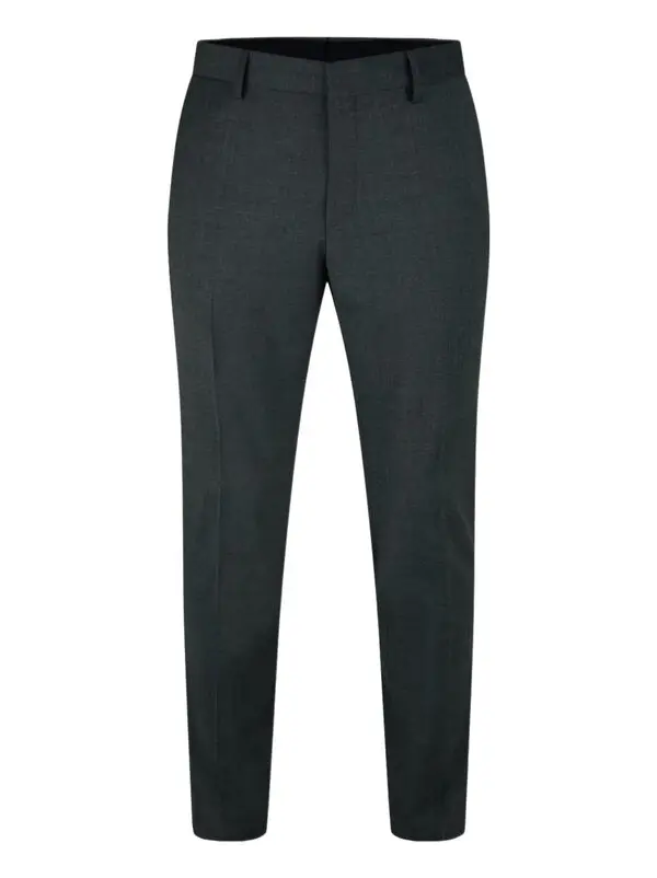 Hugo Boss Genius Tailored Straight-leg Suit Trousers - Black
