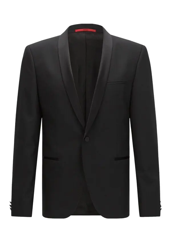 Hugo Boss Alstons Suit Jacket - Black