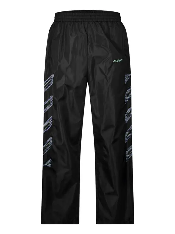 Off-White Twill Sweatpants - Black
