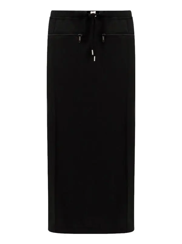 COURREGES Courrèges Tracksuit Interlock Long Skirt - Black