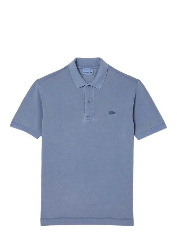 Lacoste Classic-fit Natural Dye Polo Shirt - Blue