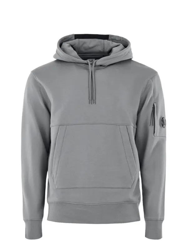C.P. COMPANY Micro Lens Over-the-head Hoodie - Gray