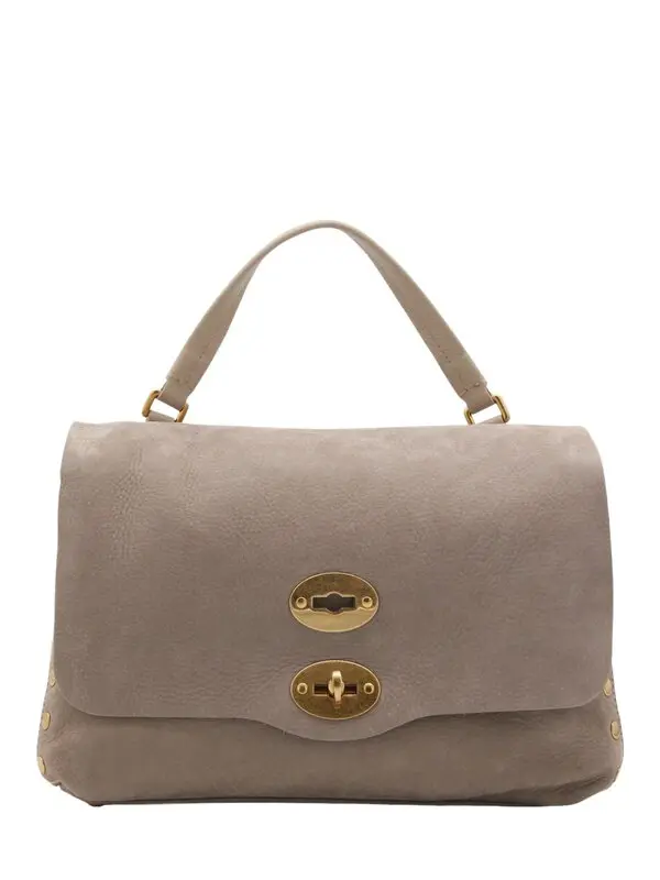 ZANELLATO Flip Shoulder Bag - Gray